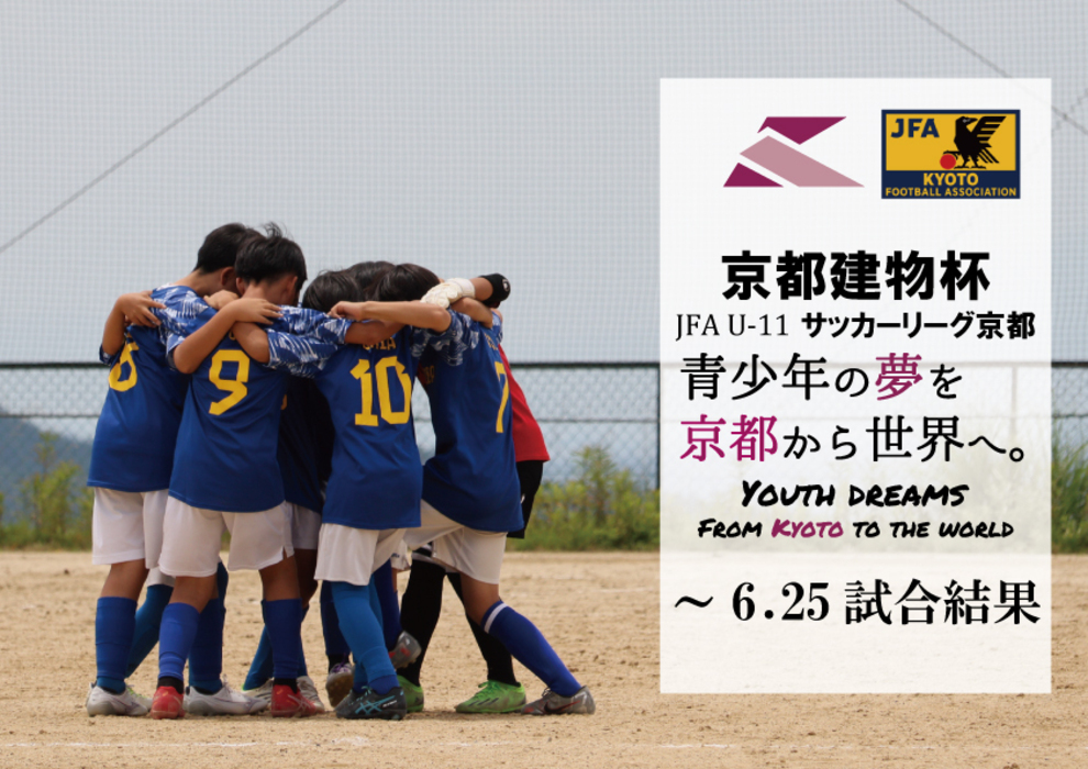 第4回「京都建物杯」JFA U-11 サッカーリーグ京都 結果表 | 【公式】京都の新築分譲なら京都建物