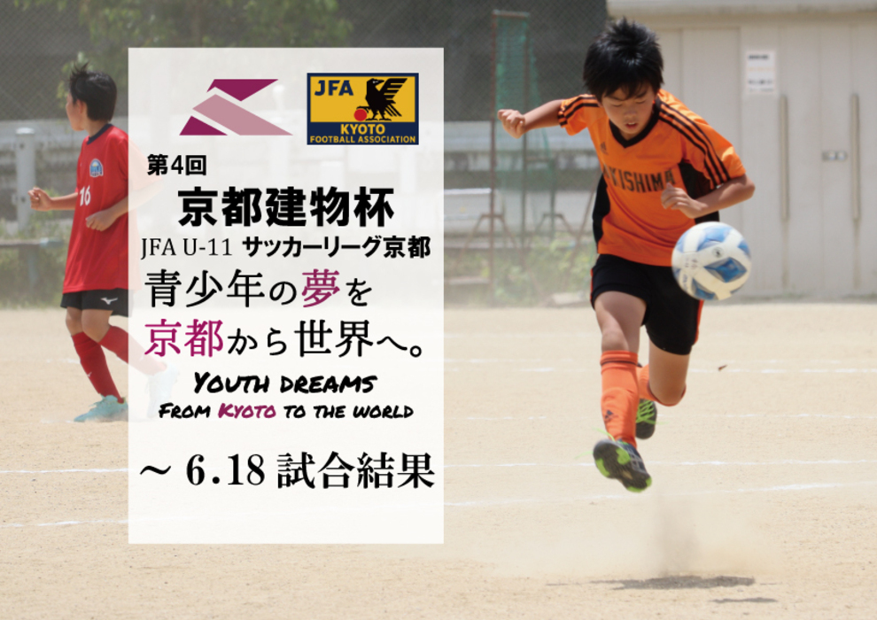 第4回「京都建物杯」JFA U-11 サッカーリーグ京都 結果表 | 【公式】京都の新築分譲なら京都建物